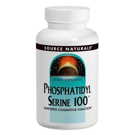 Source Naturals Pure Phosphatidyl Serine 100mg 60 Vege Caps