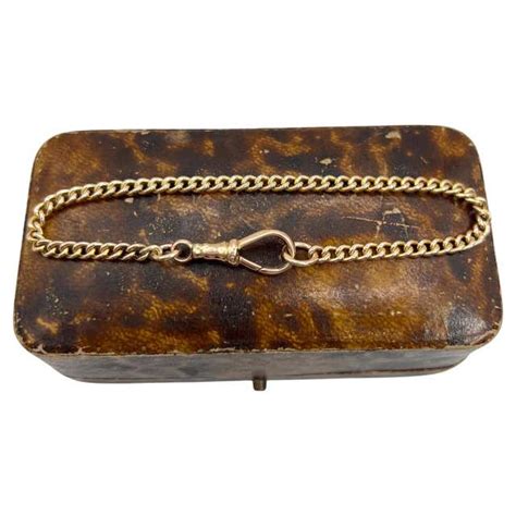 Antique 9ct Rose Gold Victorian Fancy Link Bracelet For Sale At 1stdibs