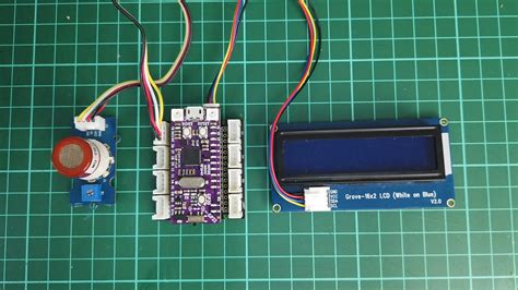 measure the lpg gas using maker nano rp2040 and gas sensor mq 9b