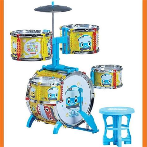 어린이 드럼 장난감 악기 음악 타요 플레이 홈플러스 택배배송