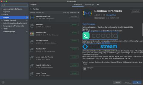 Intellij Idea之高效代码插件rainbow Brackets详解 张生荣