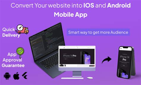 convert website to ios app and android app using webview by seo by nomi fiverr