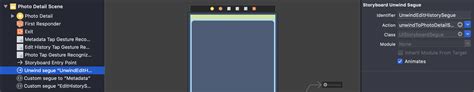Ios No Segue With Identifier When Using Unwind Segue With A