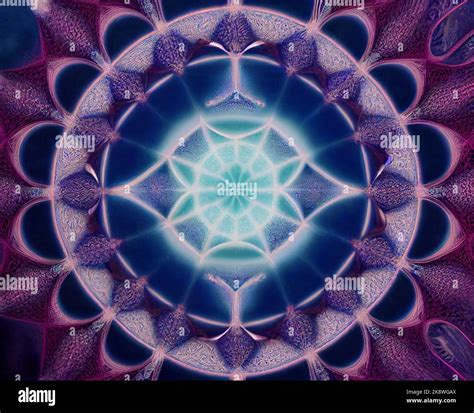 Fractal Geometric Shape With Detailed Structure An Illustration Of The