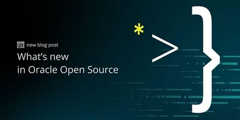 Alina Yurenko 🇺🇦 On Linkedin Whats New In Oracle Open Source