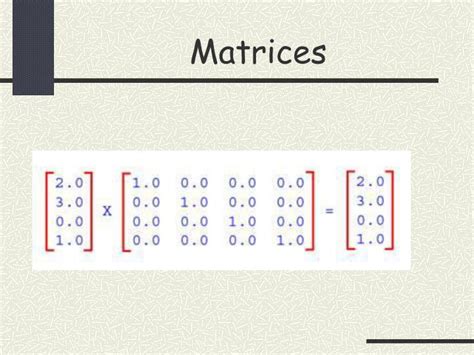 PPT Matrices PowerPoint Presentation Free Download ID 3390940