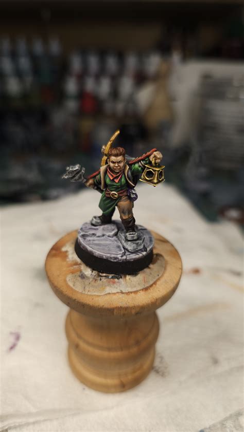 3d Printable Dwarf Female Adventurer Rpg Hero Character Dandd 5e Titans Of Adventure Set 16 By