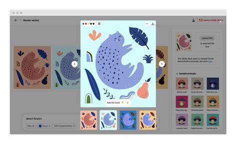 Introducing Vector Recoloring With Adobe Firefly Adobe Blog