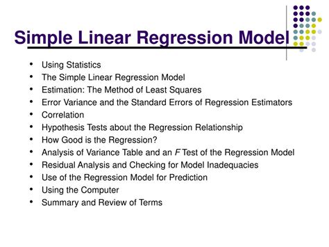 ppt regression analysis and multiple regression powerpoint