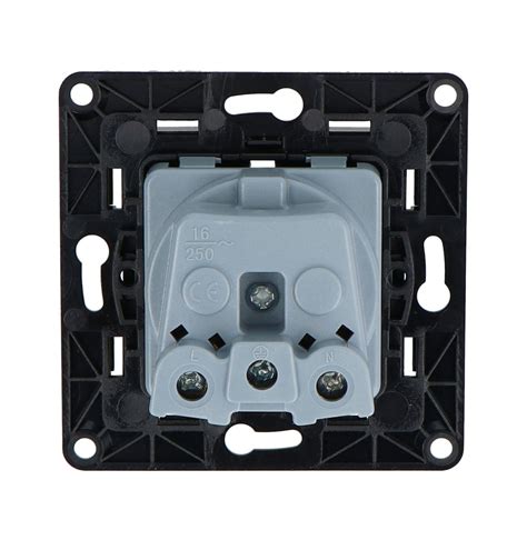Shelly Wall Socket Wall Socket For Smart Relays Black Botland