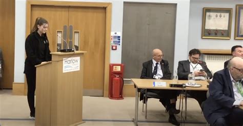 Harlow Youth Council Present Their Annual Report To Harlow Council