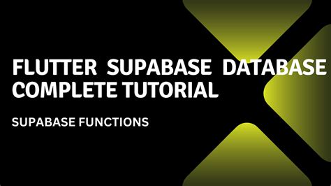 Supabase Functions In Flutter Serverless Functions Have Become A By Nandhu Raj Medium