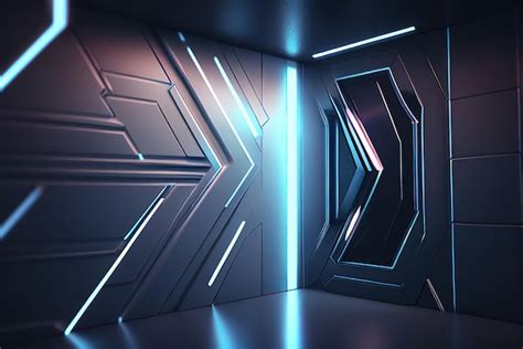 Premium Photo Abstract Illustrations In The Form Of Geometric Triangles And Polygons Creating