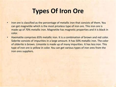 Use And Distribution Of Iron Ores In India Pptx