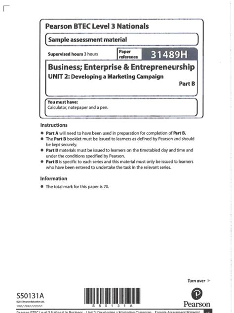 Unit 2 Part B December 2022 Mock Exam Pdf