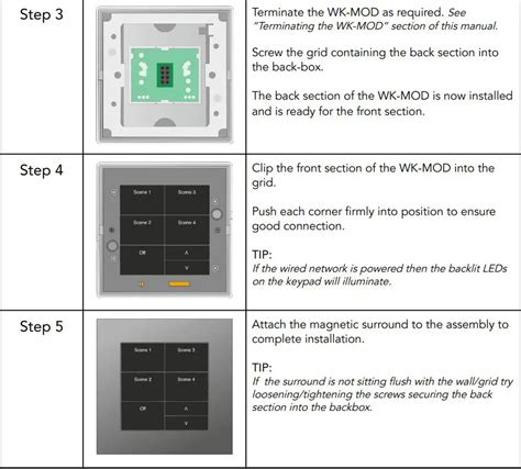 Rako Wk Mod Series Wired Modular Control Module Instruction Manual