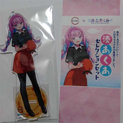 Yahooオークション スシロー 湊あくあ ホロライブ アクリルスタンド