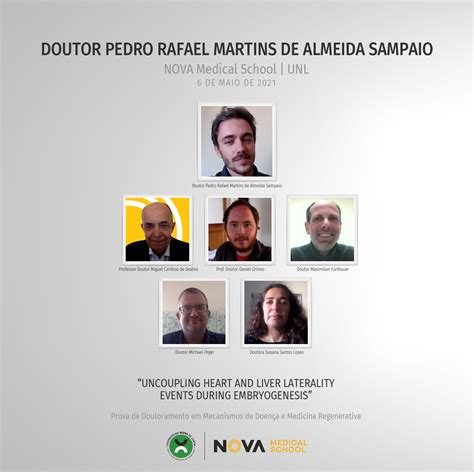 Nms Research Parabéns Ao Doutor Pedro Sampaio Do Cedoc
