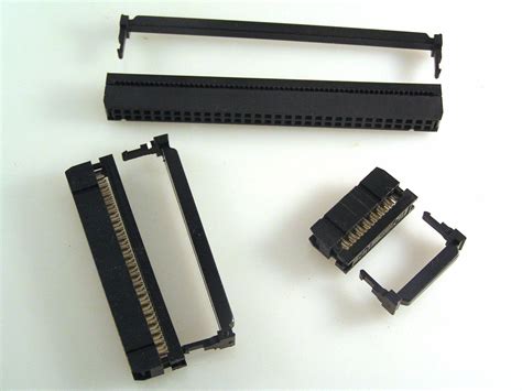 Ribbon Cable Dil Idc Header Socketstrain Relief 254mm Non Pol 10 64