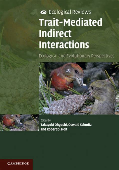 Trait Mediated Indirect Interactions Ecological And Evolutionary