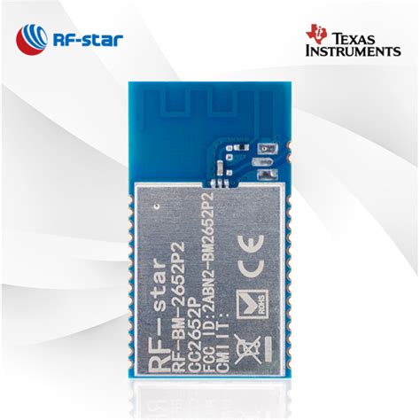 cc2652p multi protocol module with pa integrated rf bm 2652p2 rf star