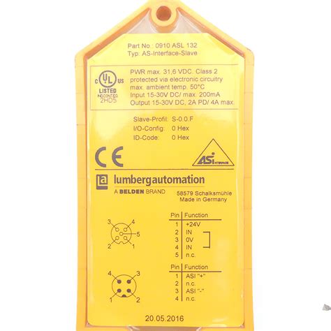 Maschinenteil24 Lumberg As Interface Slave Buy Online