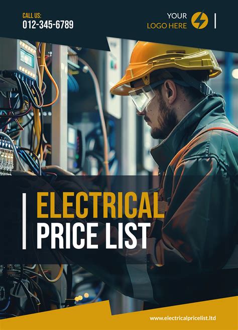 Electrical Price List Free Google Docs Template Gdoc Bogiolo
