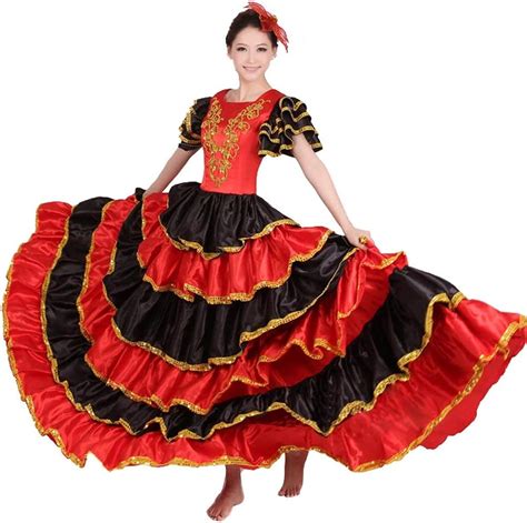 Ladies Evening Dresses Long Red Spanish For Women Fashion Festive Ball