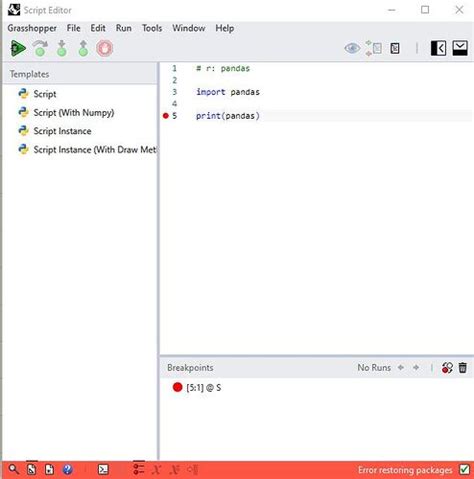Pandas On Gh For Rh8 Grasshopper Developer Mcneel Forum