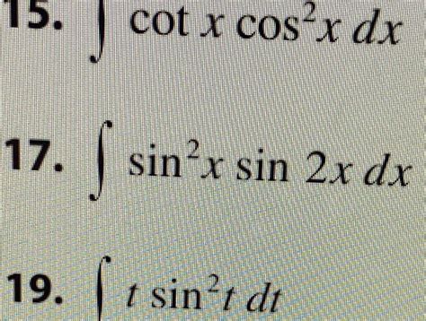 Not Sure What I Did Wrong Trig Integrals R Calculus