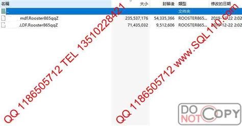 SQL数据库解密恢复 服务器中毒解密 Rooster865qqZ SQL数据库中病毒解密 Rooster865qqZ