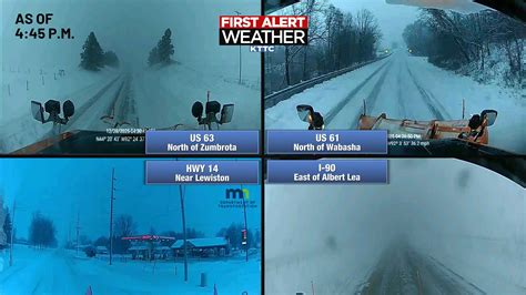 Kttc Update Here Are Some Plow Cameras From 4 45 P M Roads Are No