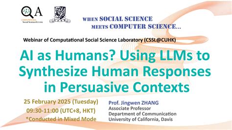Computational Socialscience Cuhk When Social Science Meets Computer Science