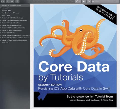 Core Data By Tutorials Ray Wenderlich Download Pdf Epub Full Source Code