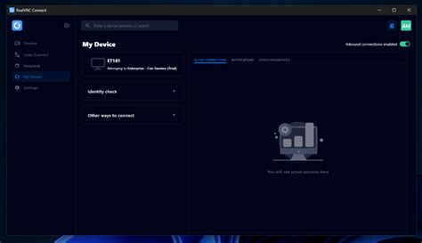 Realvnc Connect Version Beta Redesigned Interface Unified Application Realvnc