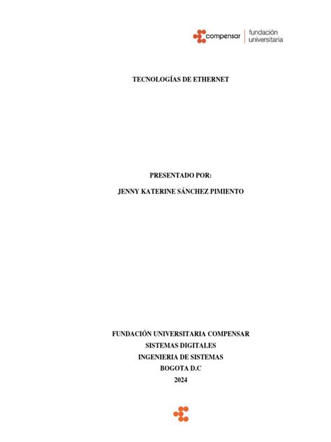 Tecnologias Ethernet Grupal Pdf Yo Pv6 Protocolos De Internet