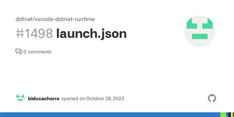 Launch Json Issue 1498 Dotnet Vscode Dotnet Runtime GitHub