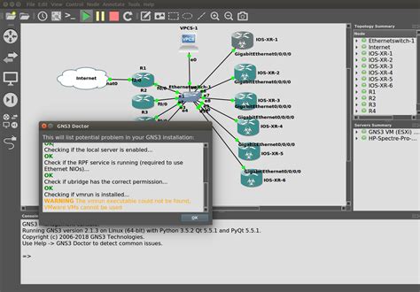GNS Server Gui Not Connecting The VMWare ESXi VM After Update Issue GNS Gns