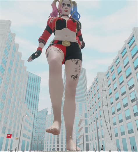 [request]giantess Harley Quinn 1 By Wenjingzhi On Deviantart