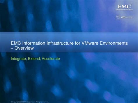 PPT EMC Information Infrastructure For VMware Environments Overview PowerPoint Presentation