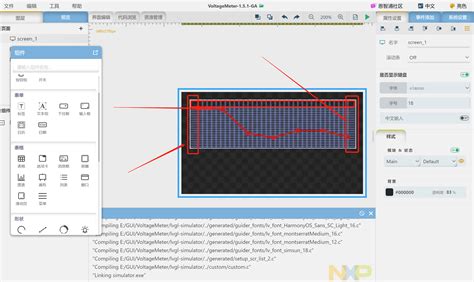 solved gui guider 1 5 1 chart控件线条圆点无法消除以及网格无法填充完 nxp community