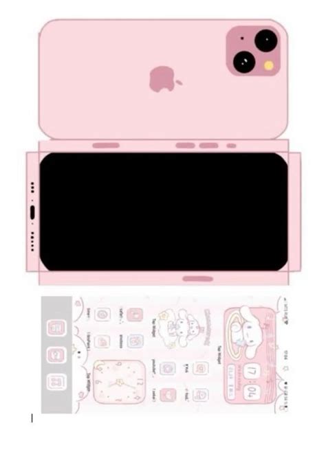 Розовый айфон 🎀 Шаблон коробки Бумажные сердца Бумага