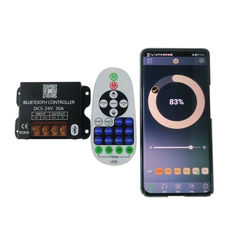 30a Bluetooth App Control Rf Remote Hardwired Led Dimmer