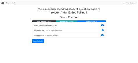 Alternatives And Detailed Information Of Django Poll App GitPlanet