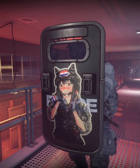 Catgirl Ballistic Shield At Ready Or Not Nexus Mods And Community