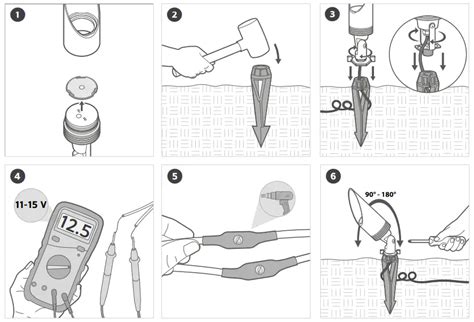 Lumascape Daria 6 Directional Luminaire Instruction Manual