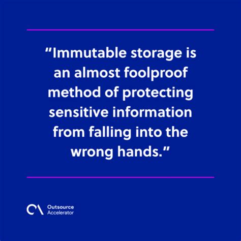 Why Your Business Needs Immutable Storage Outsource Accelerator