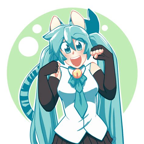 Cat Girl Miku Art By Me Diogatodae Rvocaloid