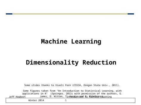 Ppt Machine Learning Dimensionality Reduction Dokumentips