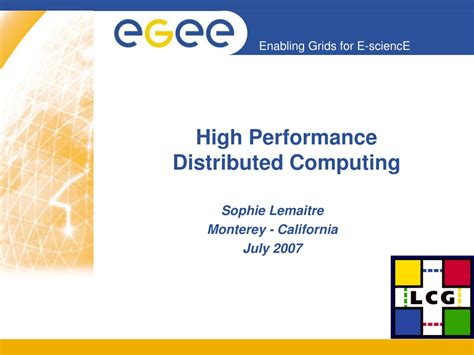 Ppt High Performance Distributed Computing Powerpoint Presentation Free Download Id9688639